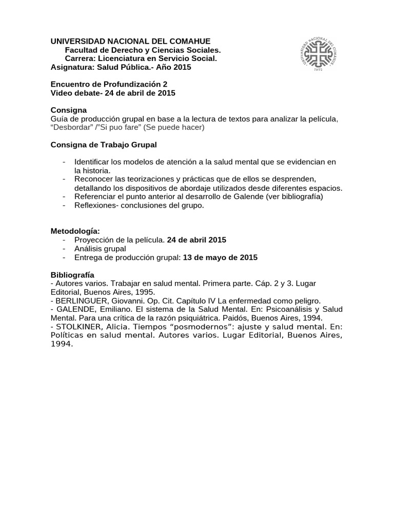 EP 2 Consignas | PDF