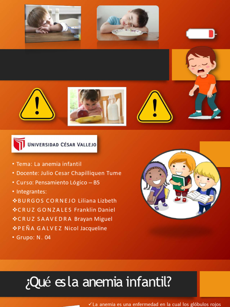 Grupo N°04 - La Anemia Infantil. | PDF