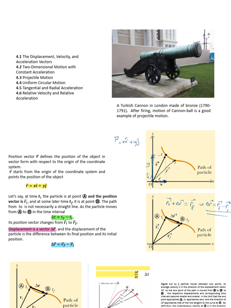 Chapter 4 Motion in Two Dimensions Section4 1of2 | PDF