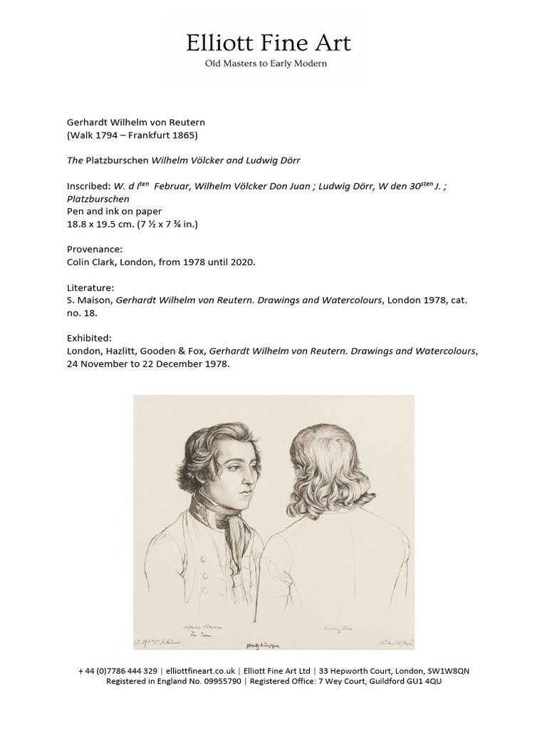 Gerhardt Wilhelm Von Reutern | PDF