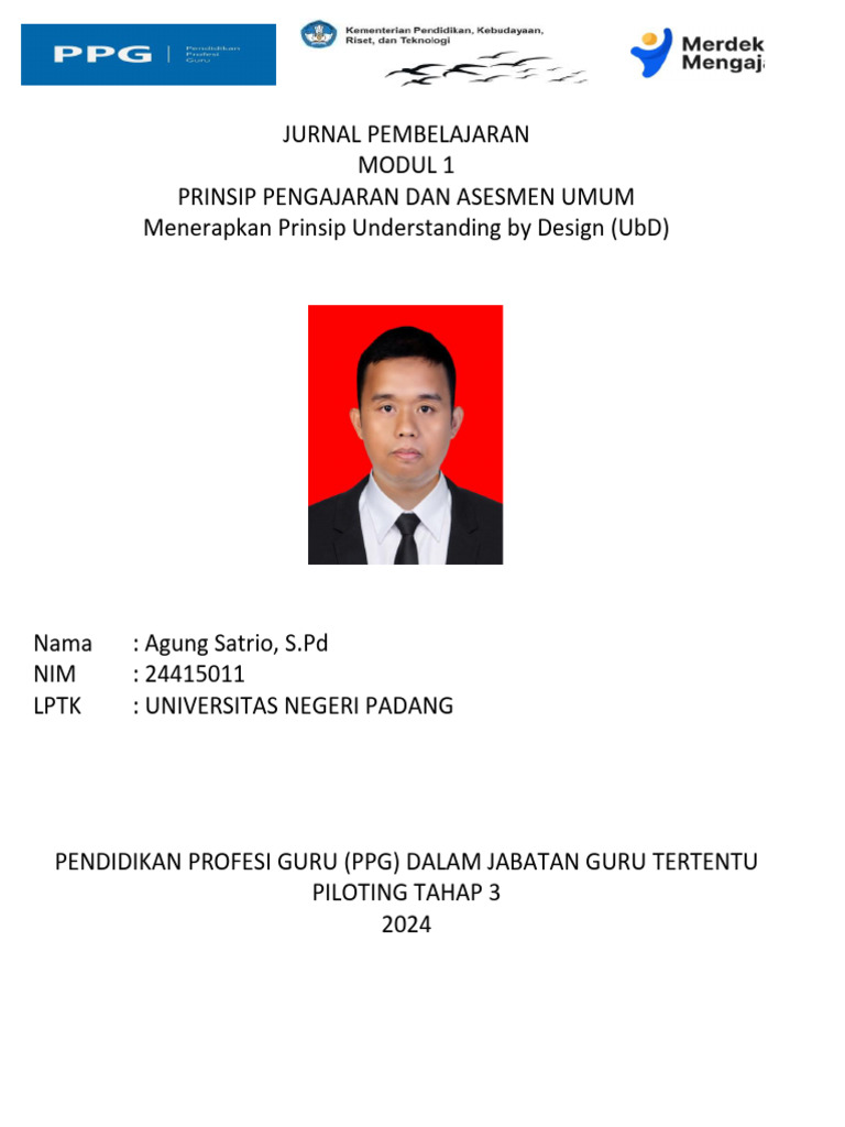 JURNAL PEMBELAJARAN MODUL 1 | PDF