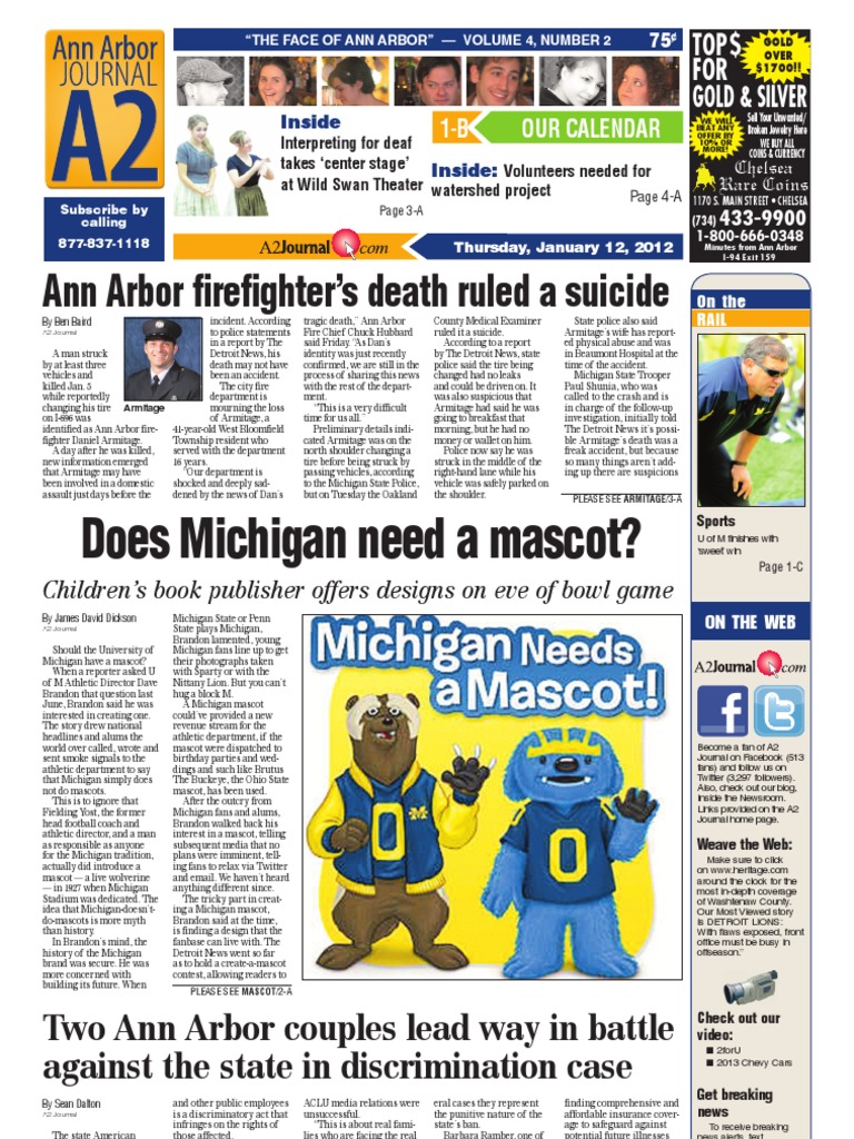 A2 Journal Front Page | PDF | News Broadcasting | Entertainment (General)