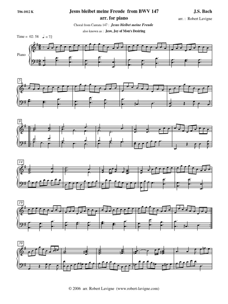 Bach BWV147 | PDF