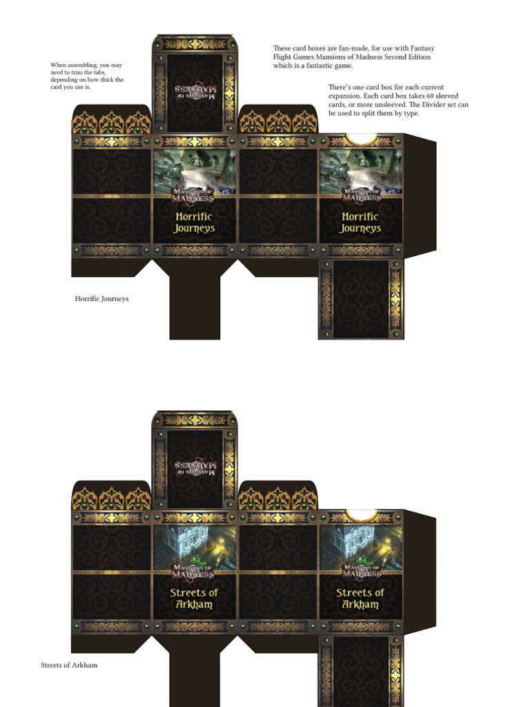 Mansions Expansion Boxes | PDF