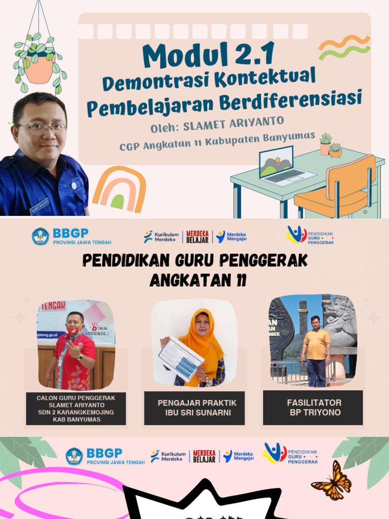 DEMONTRASI KONTEKTUAL 2.1 PEMB DIFERENSIASI SLAMET ARIYANTO Ok - Compressed | PDF