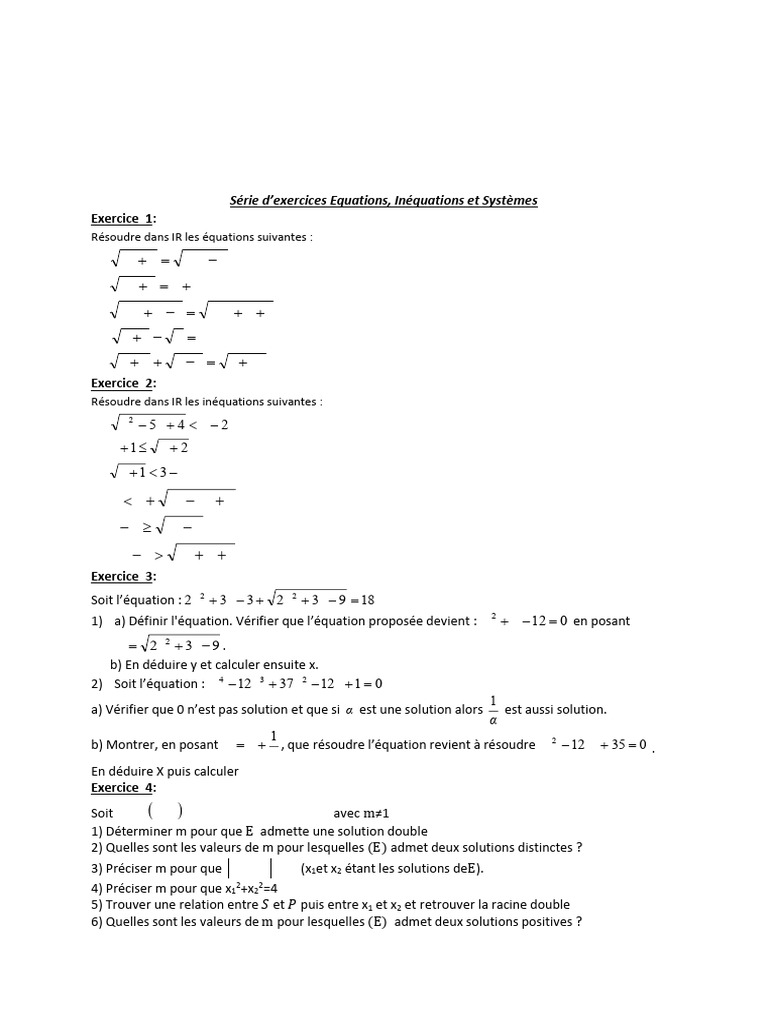 Fascicule de Mathematiques 1s | PDF