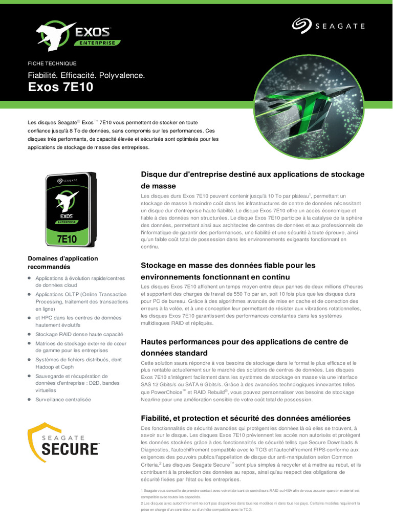Exos 7e10 DS1957 6M 2104FR FR - FR | PDF