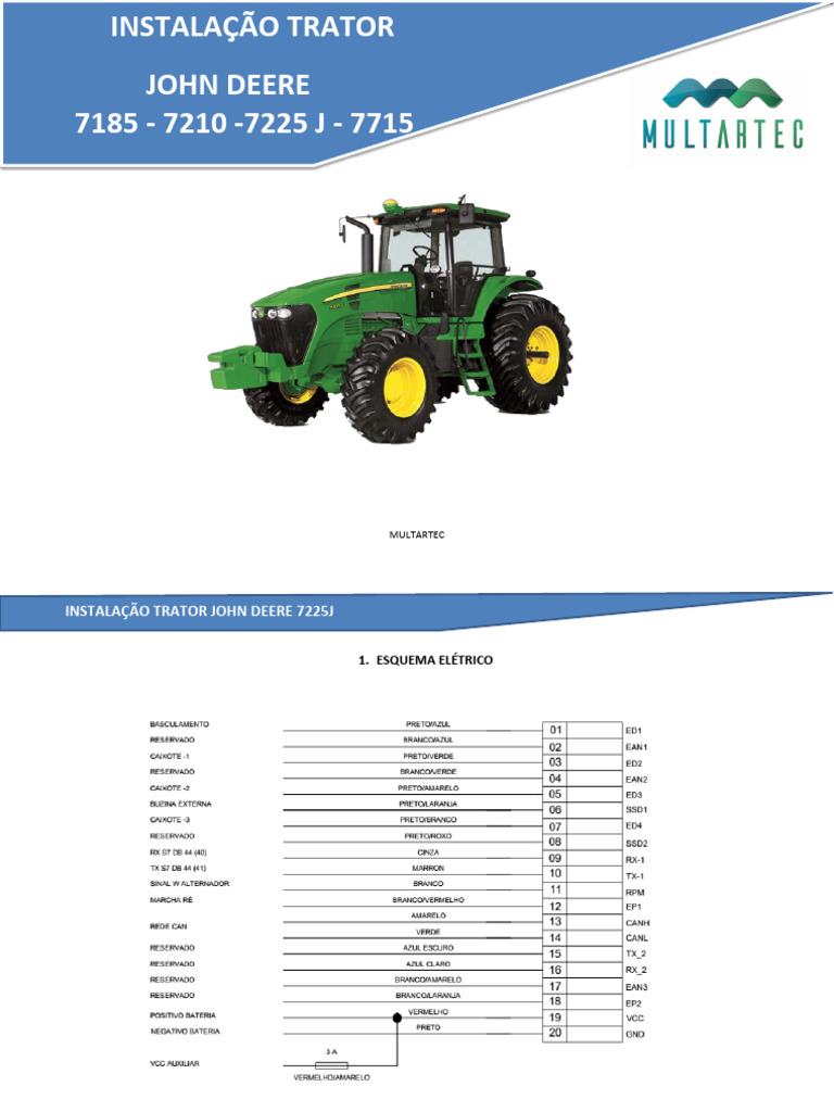 Trator JD 7210 | PDF