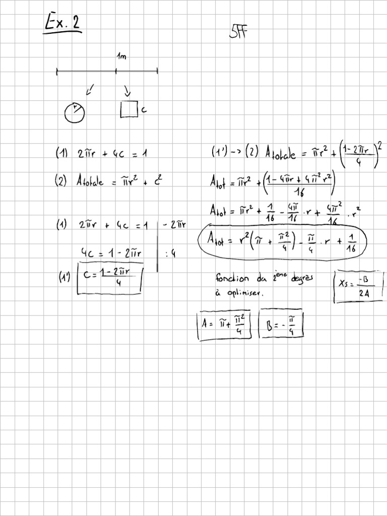 Exercice Série 5FF | PDF