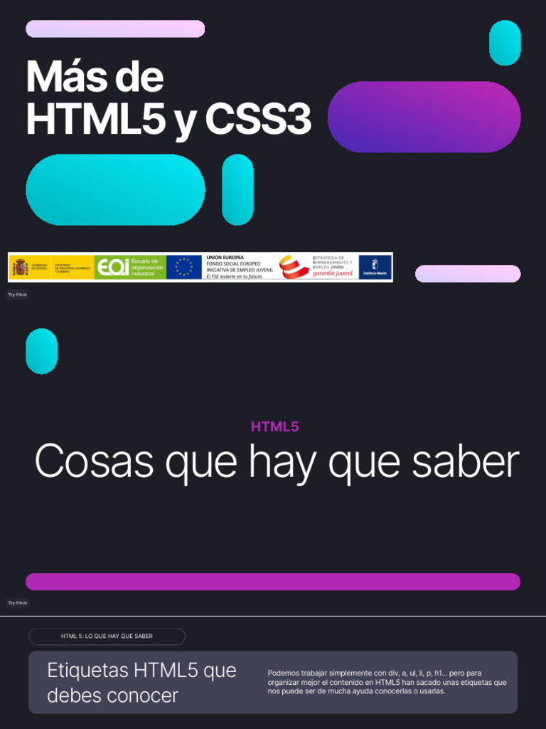 Más de HTML5 y CSS3 | PDF