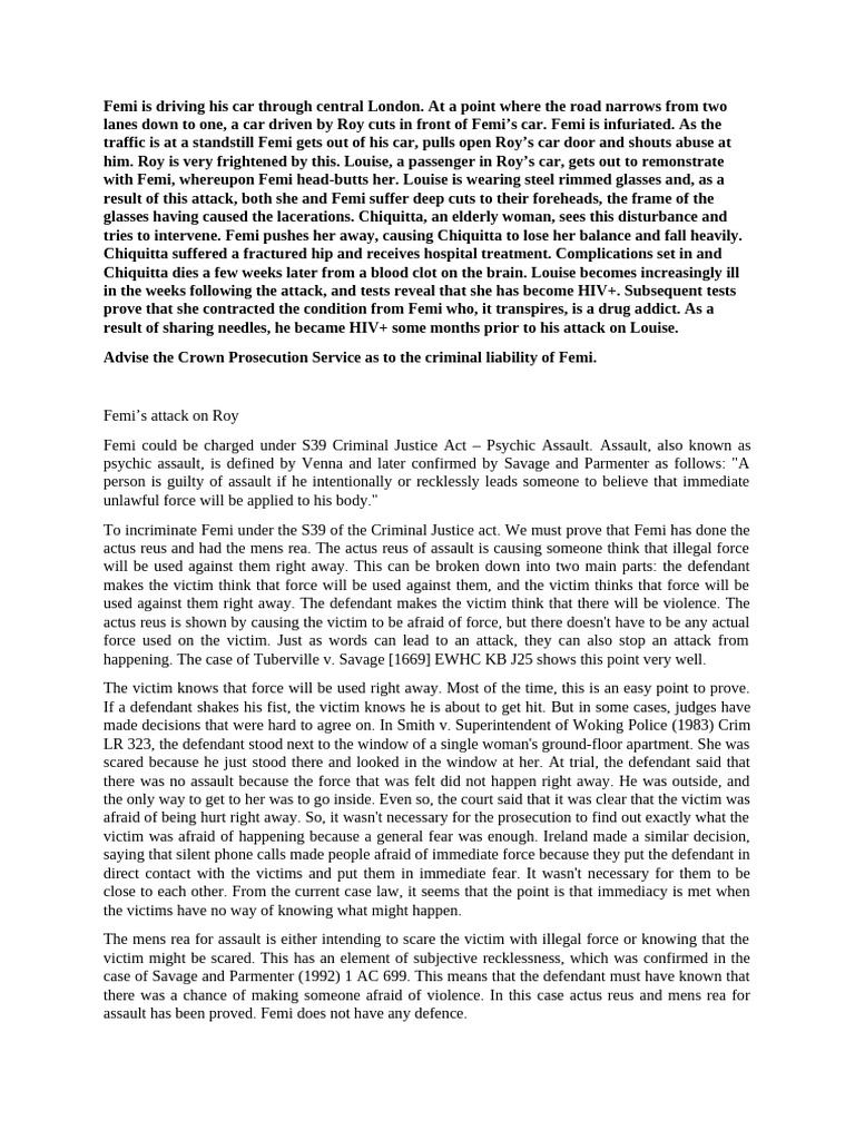 Criminal Law - OAPA | PDF