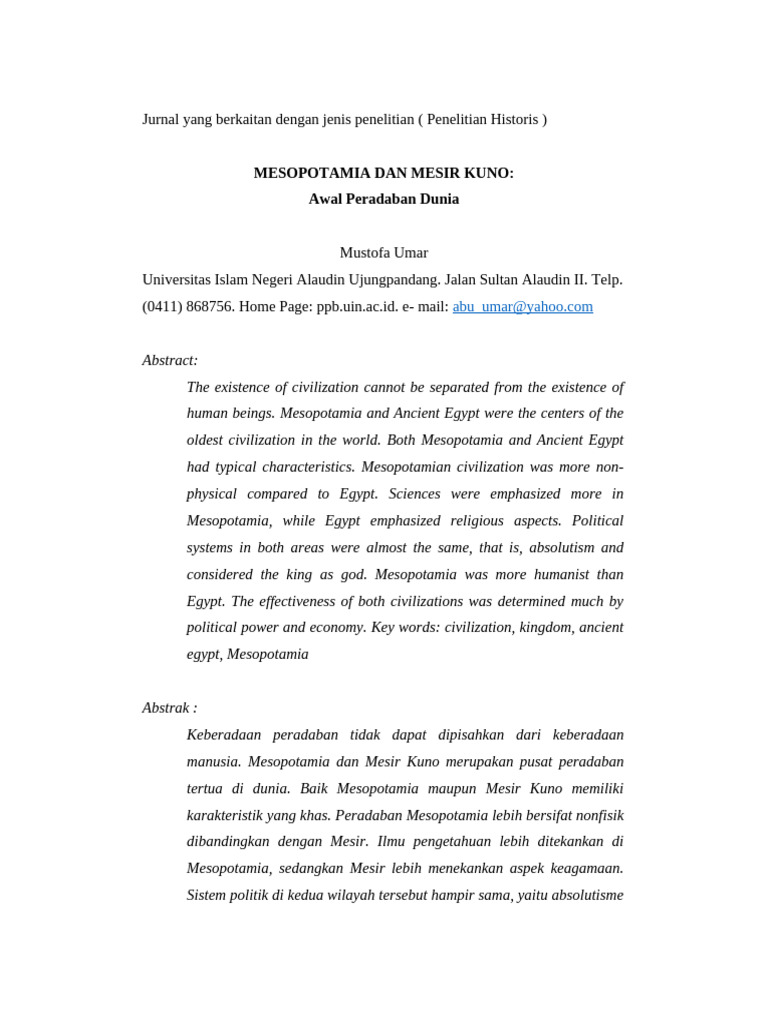 Jurnal Pnelitian Historis | PDF