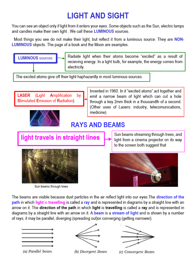 Light theory 1 | PDF
