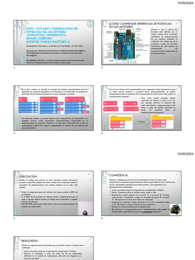 G3P2 Arduino | PDF