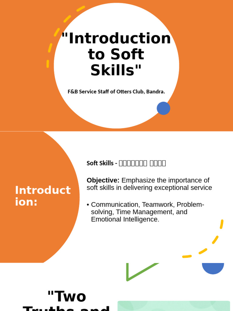 Introduction to Soft Skills 1 | PDF