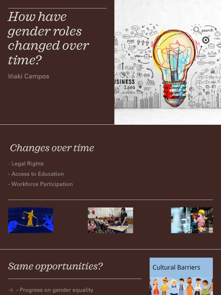How Have Gender Roles Changed Over Time | PDF