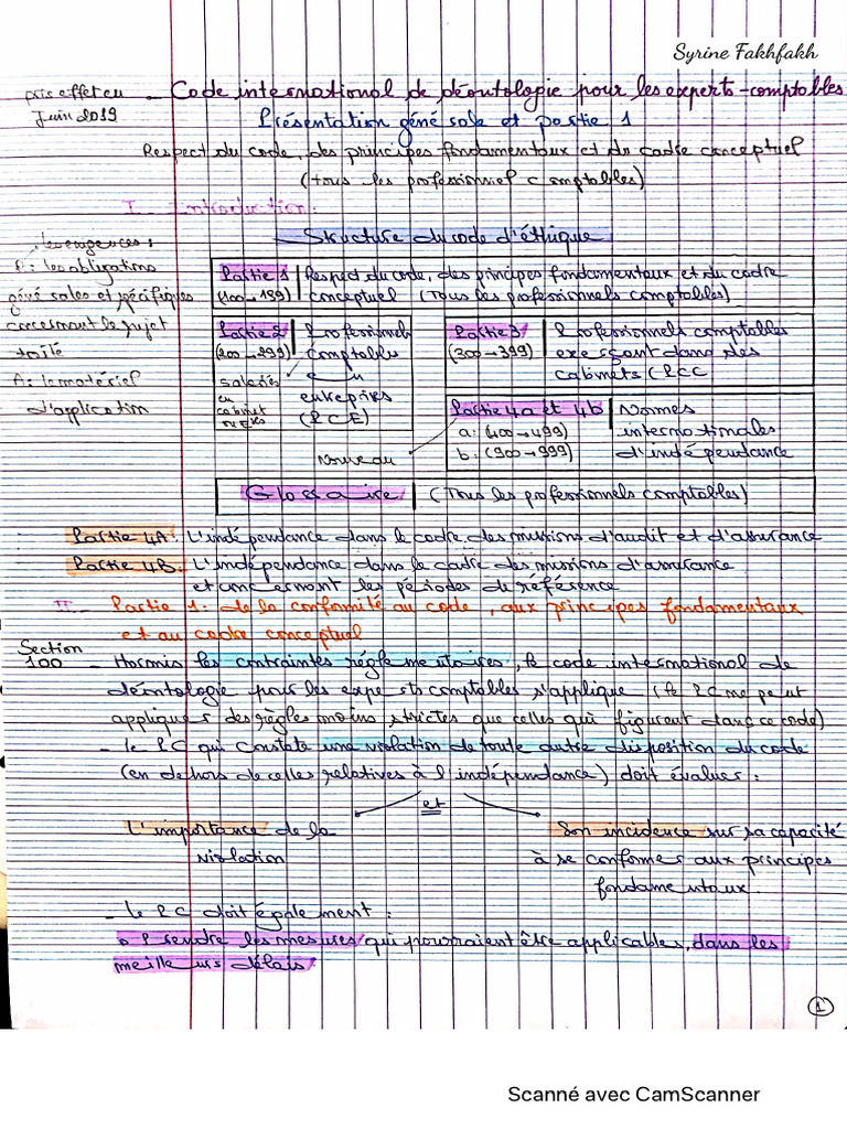 Résumé AUDIT Partie 1 | PDF