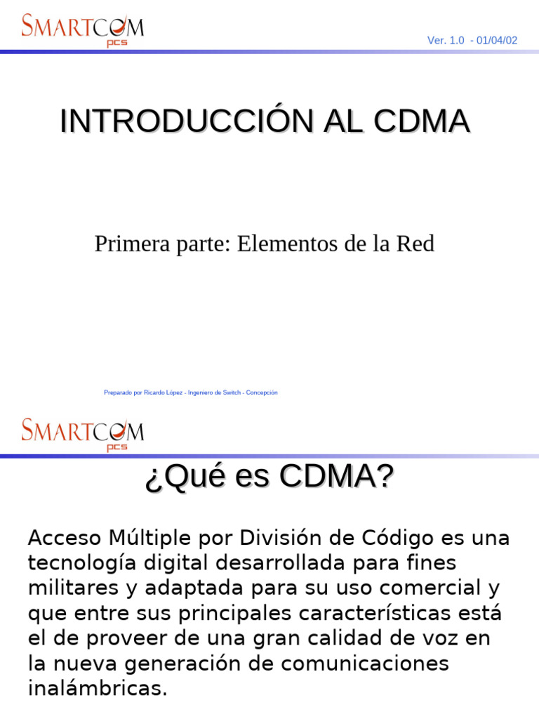 Int CDMA Impres | PDF