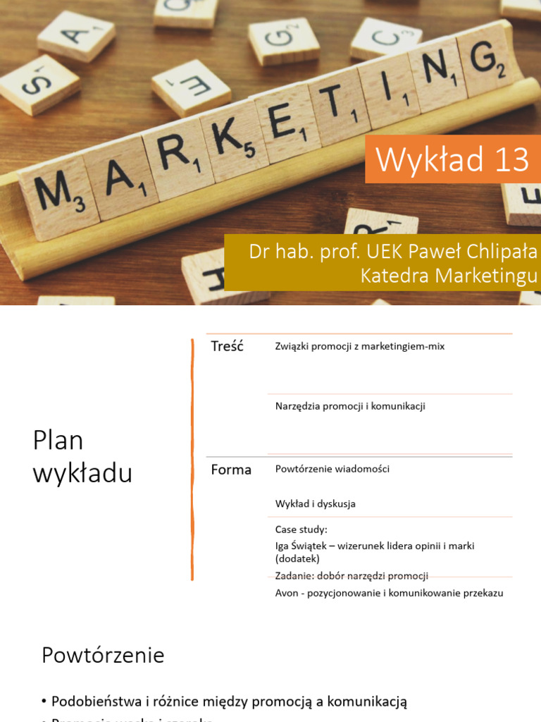 Marketing - W13 | PDF