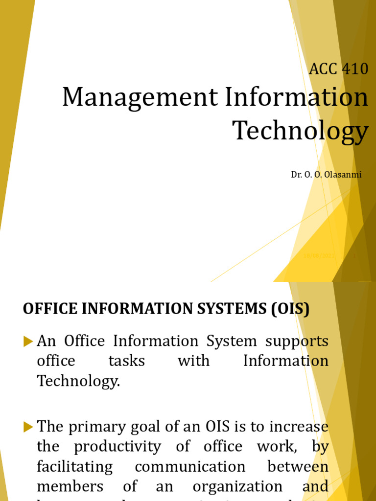 Office Information System | PDF