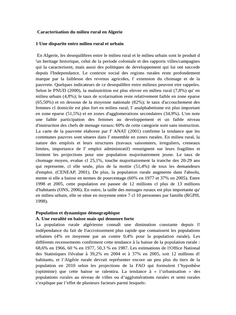 Monde rural | PDF