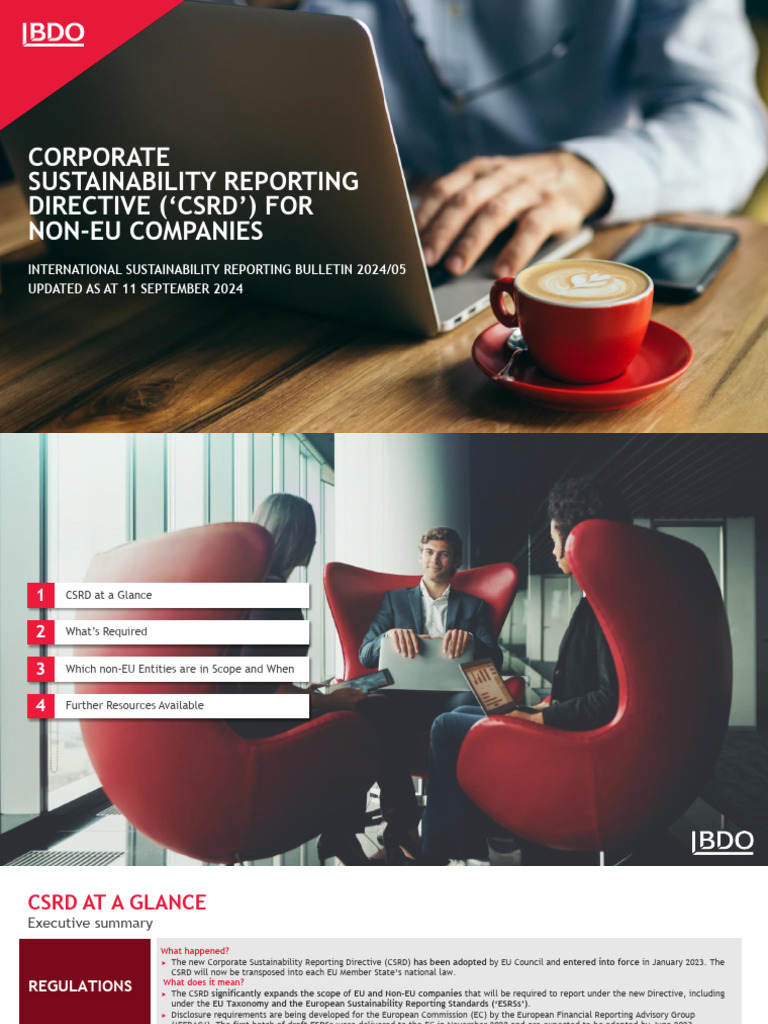 CSRD For Non-EU Companies | PDF