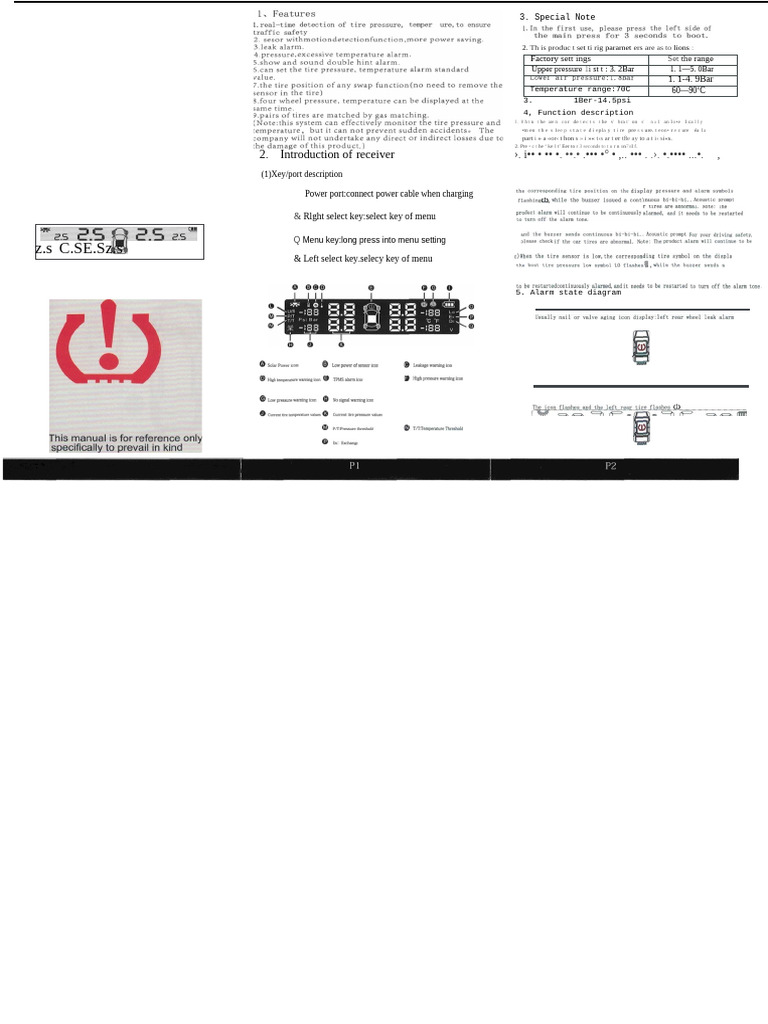 Manual TPMS - Eng | PDF