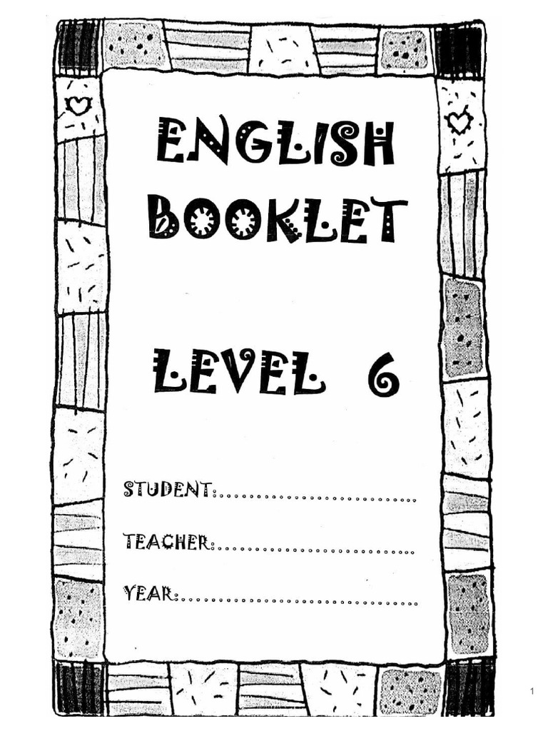Booklet Level 6 (Versión Final para Imprimir) | PDF