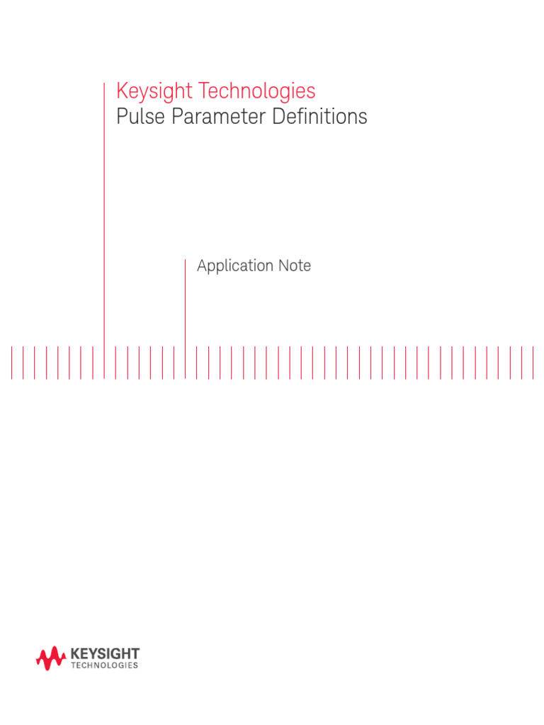 Pulse Parameter Definitions | PDF