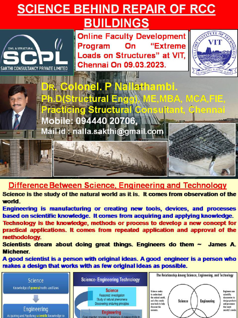 Science Behind Repair of RCC Buildings 09.03.2023 | PDF