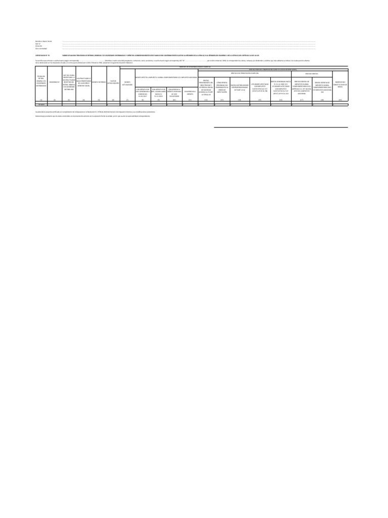Cert70 Layout Reso98 Anexo3 | PDF