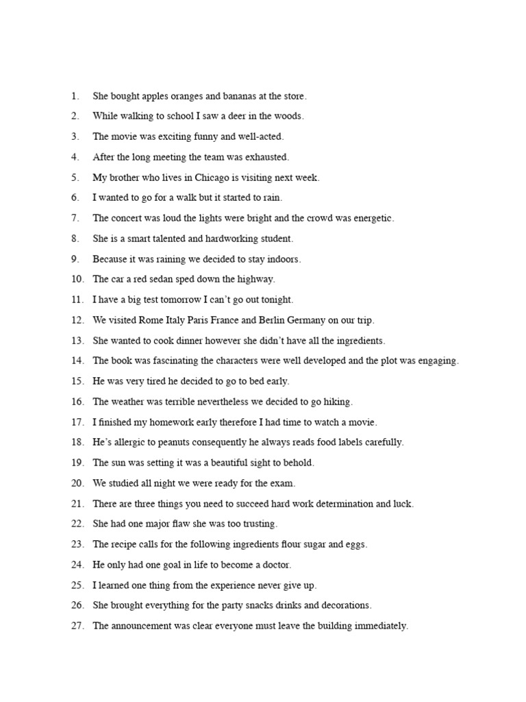 SAT Grammar Punctuation | PDF