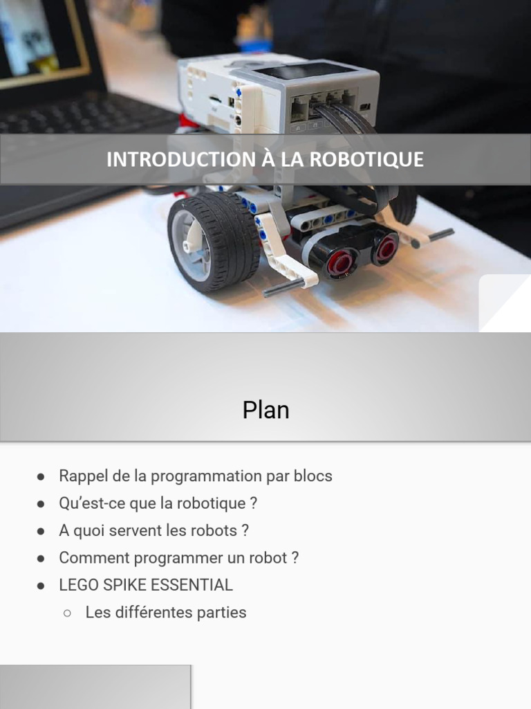 Introduction à la robotique et programmation | PDF