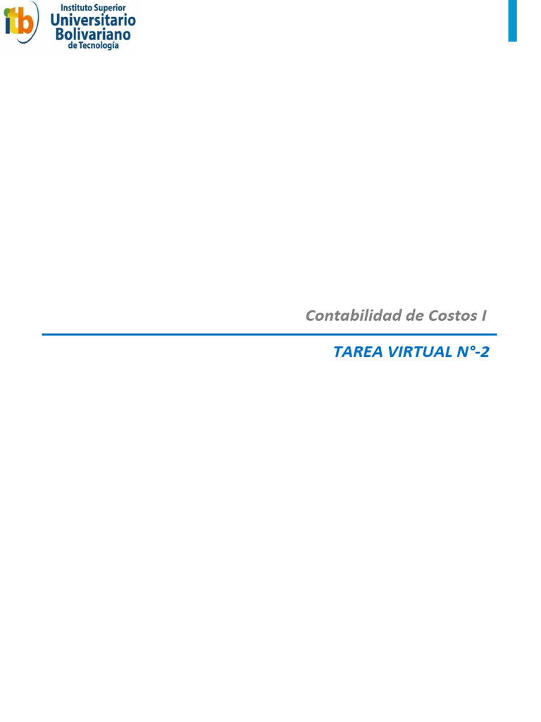 Tarea Virtual # 2 | PDF