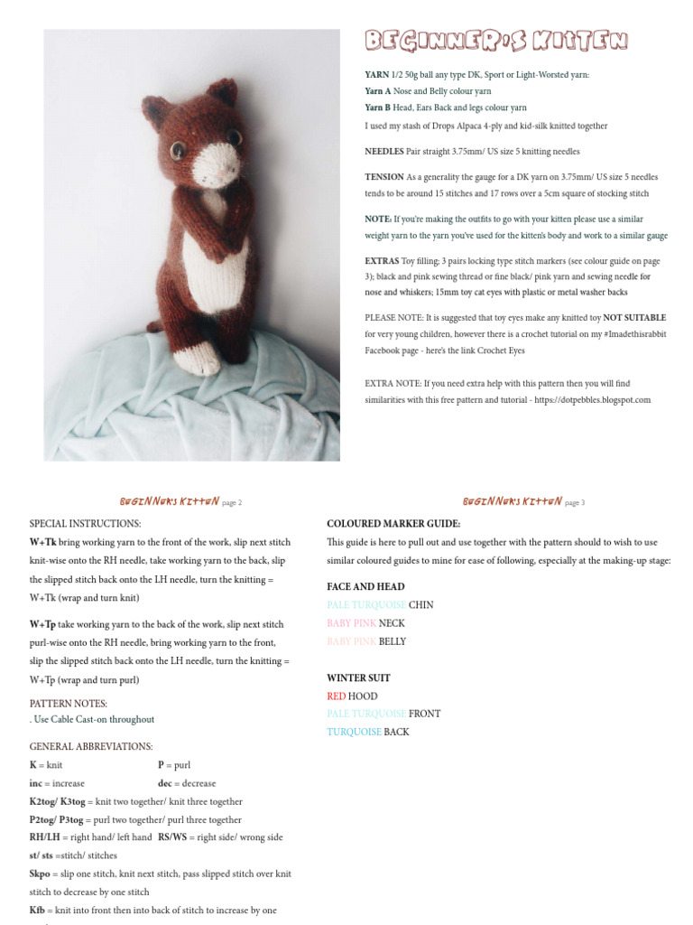 Beginners Kitten | PDF
