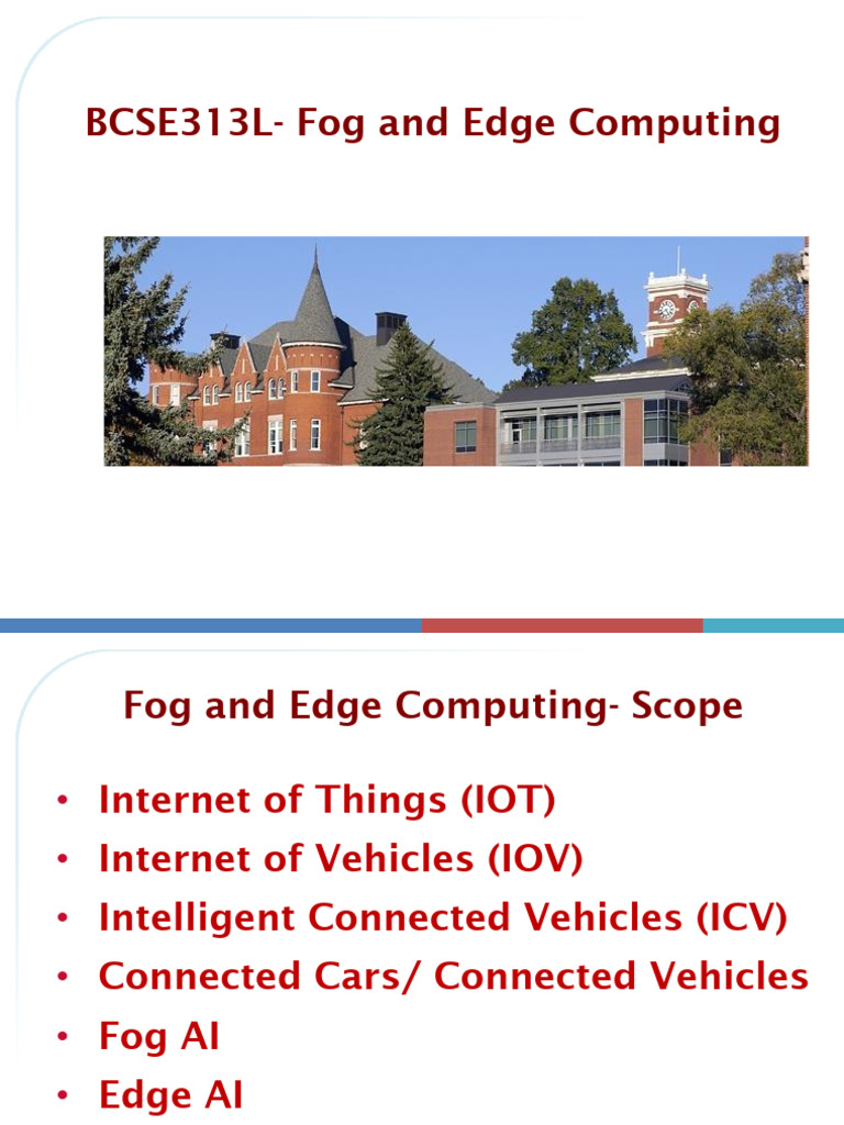 Fog and Edge Computing Intro | PDF | Cloud Computing | Computers