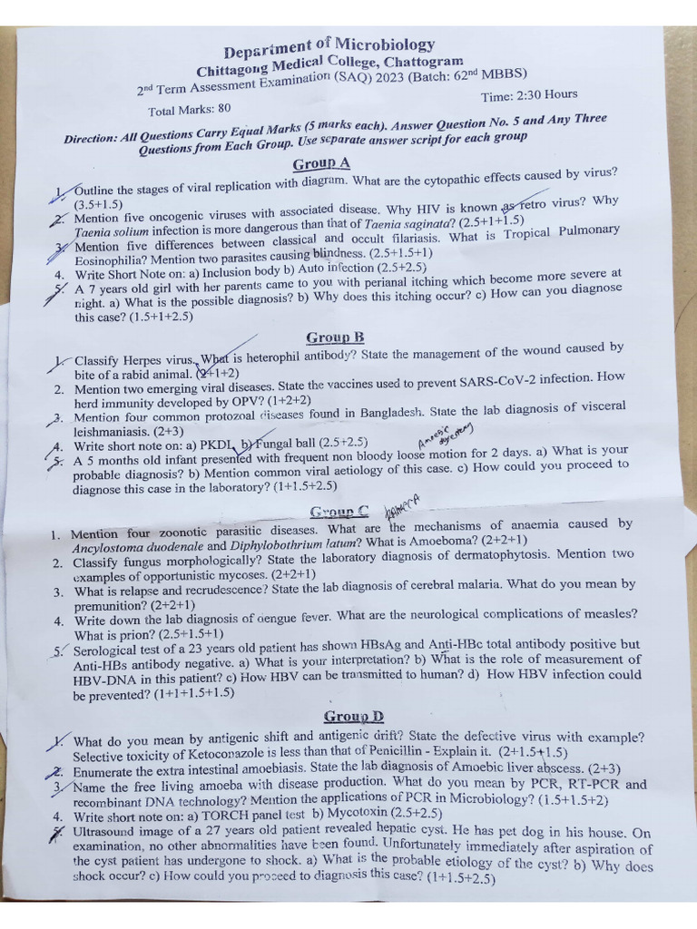 CMC 2nd Term Ques | PDF
