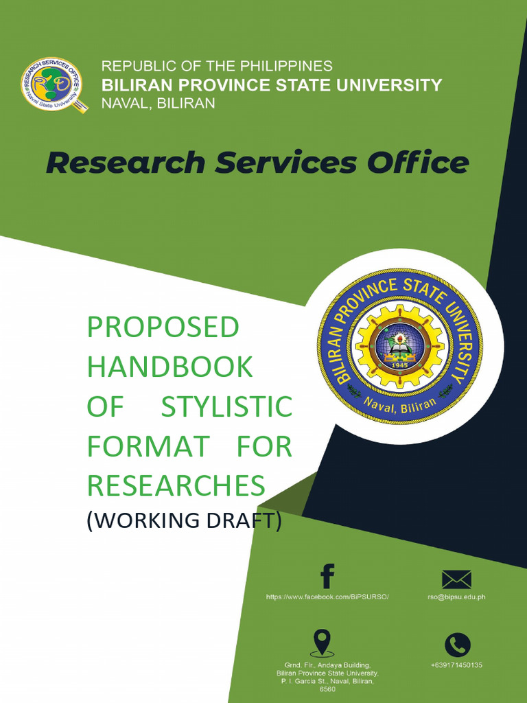 RSO Stylistic Format For Researches 2019 10 | PDF