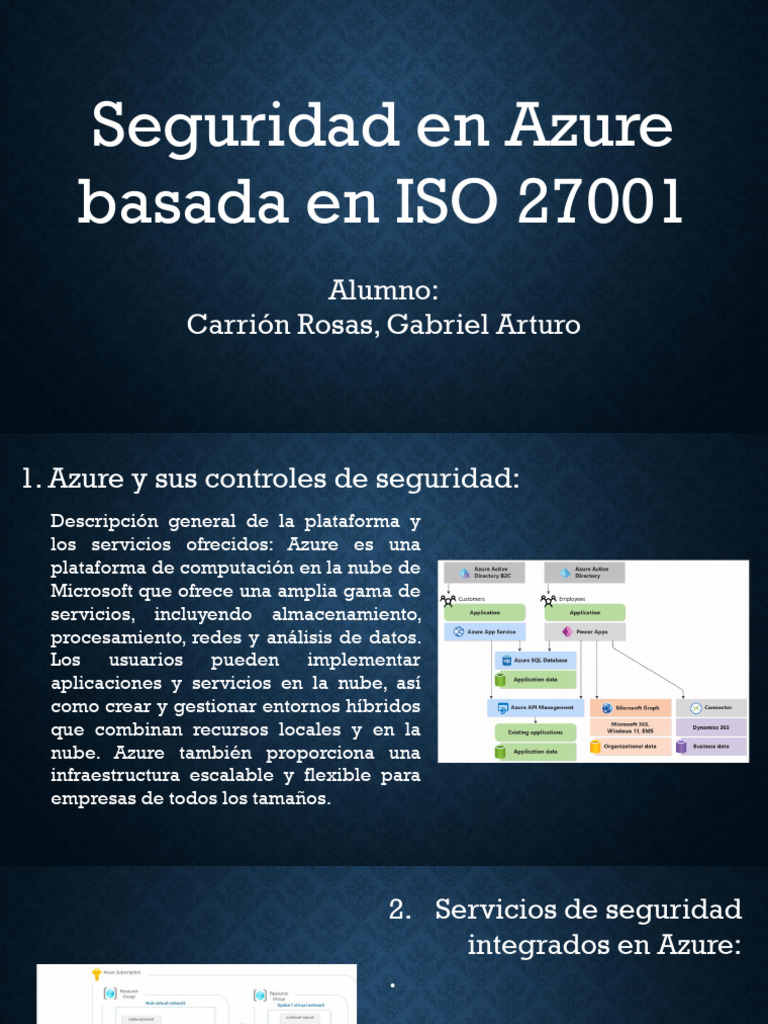 Seguridad en Azure según ISO 27001 | PDF | Microsoft Azure | Arte