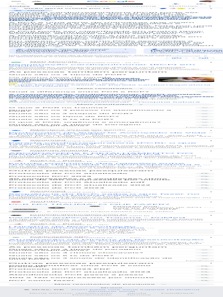 Classificacao Da RCP e PCR No Trauma - Pesquisa Google | PDF