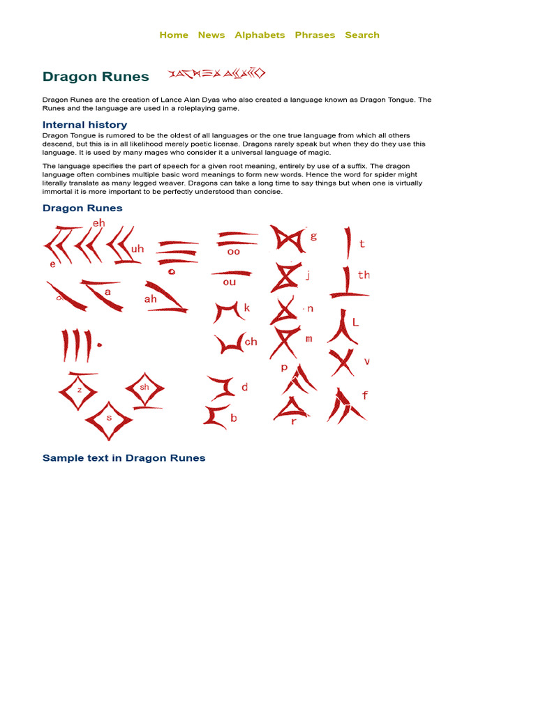 Dragon Runes | PDF