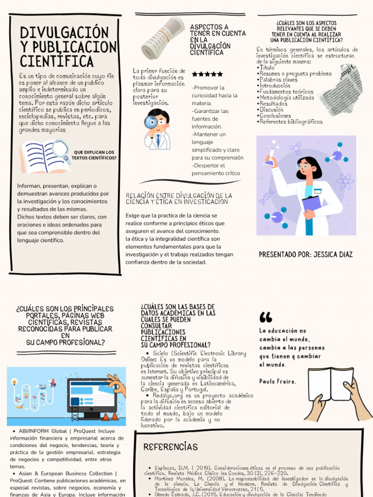 Divulgación y Publicacion Cientifica | PDF