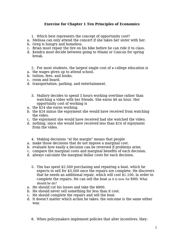 Ten Principles Revised | PDF