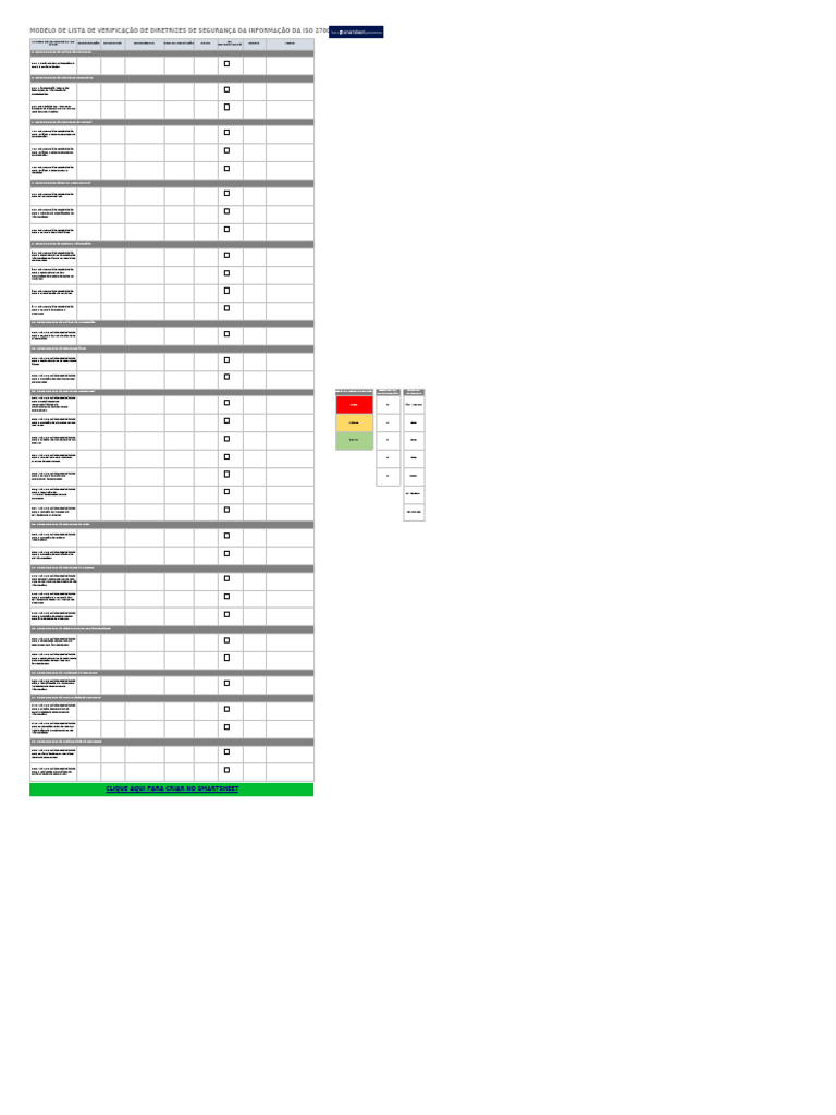 IC ISO 27002 Information Security Guidelines Checklist 10838 - PT | PDF