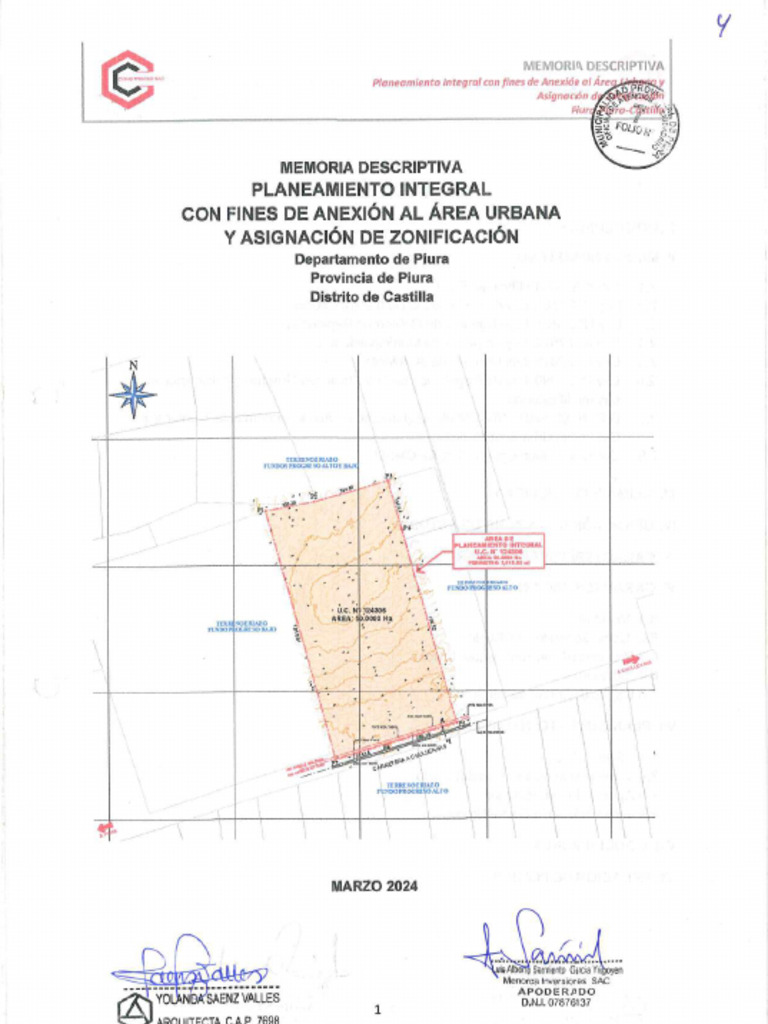 PLAN VIAL Memoria Descriptiva | PDF