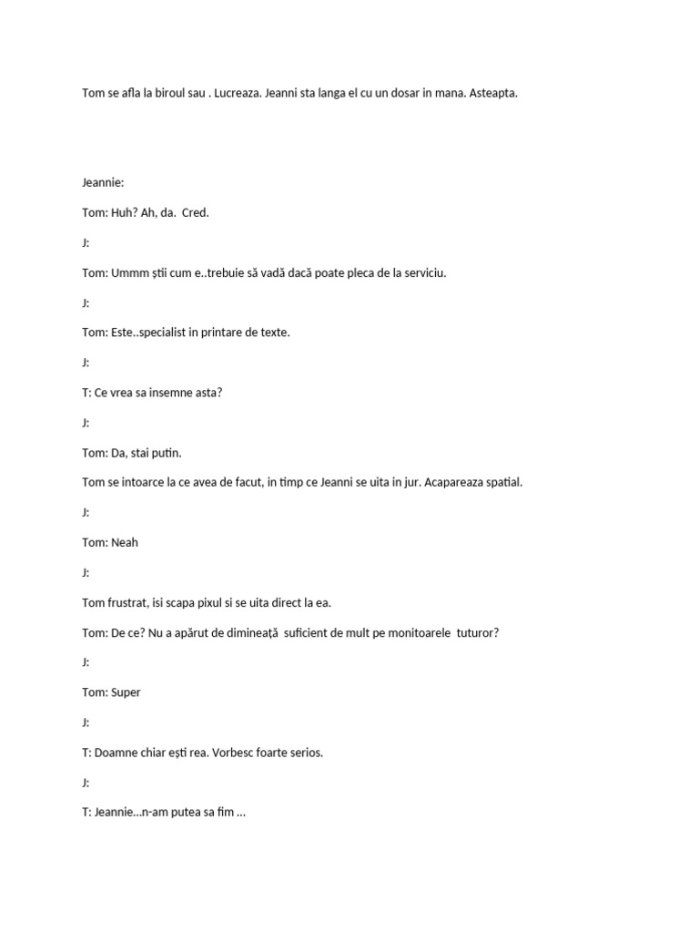 Text Comedie Eugen | PDF
