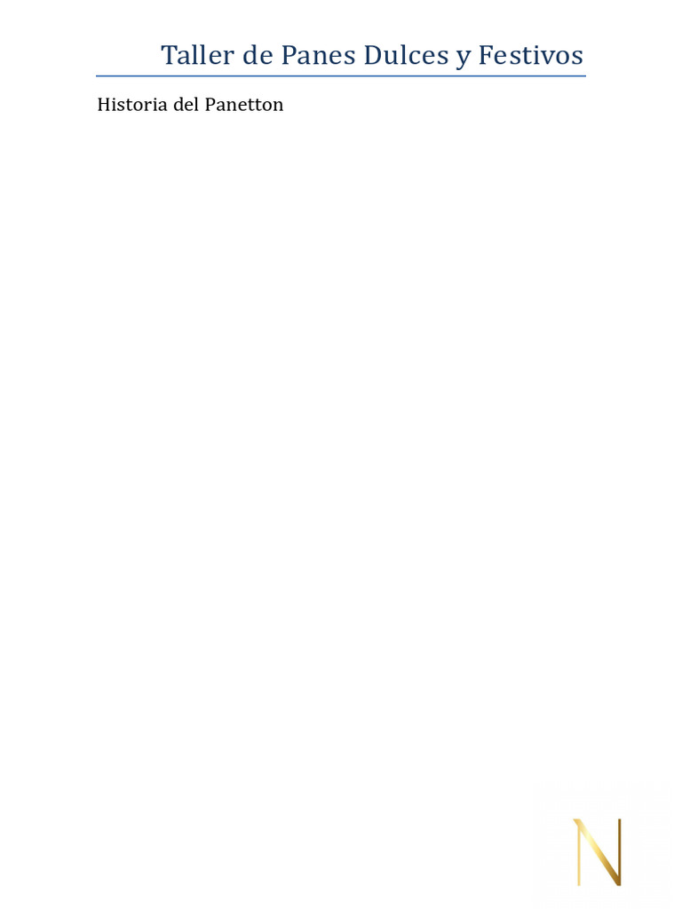 Taller de Panes Dulces y Festivos 2022 - Online | PDF