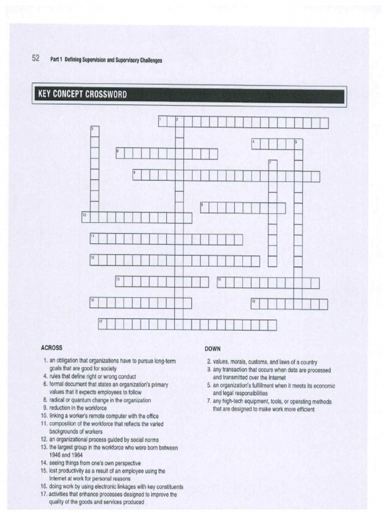 Crossword Puzzle Week 2 | PDF
