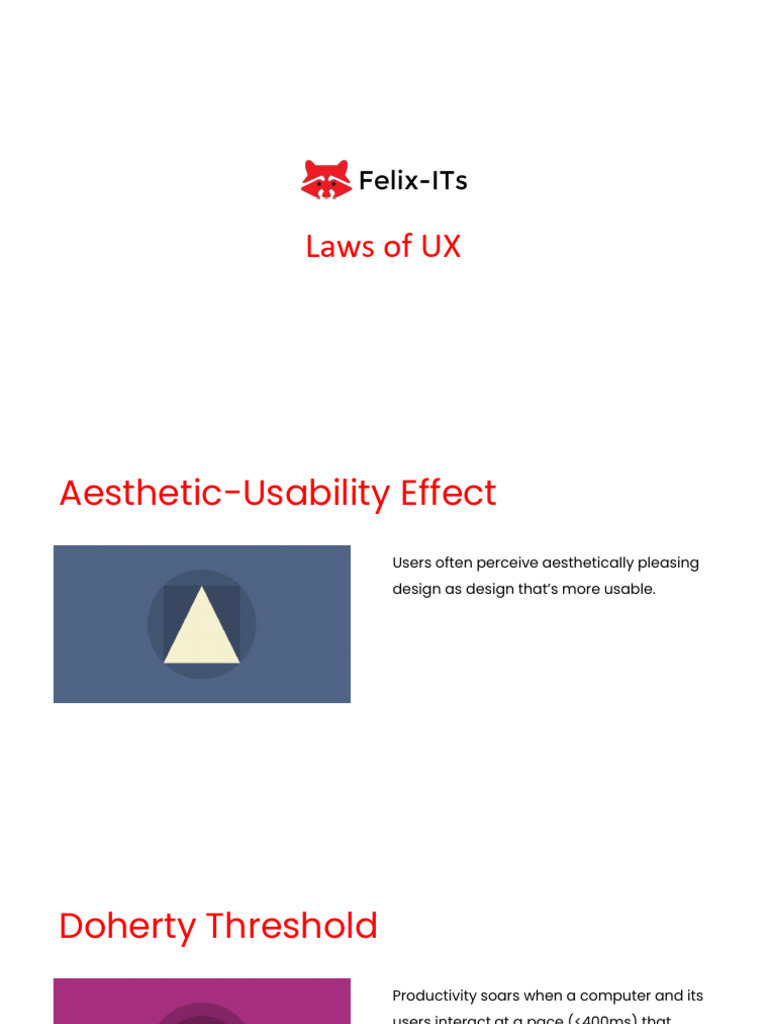 20 Laws of UX | PDF