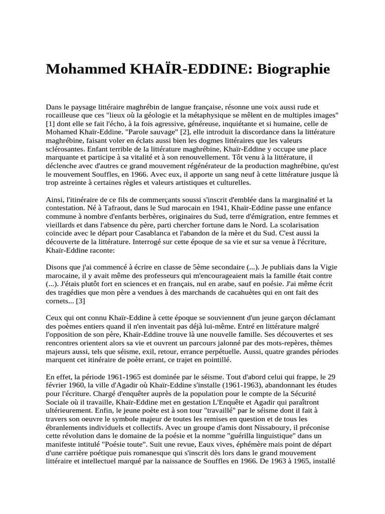 Mohammed KHAÏR Eddine | PDF